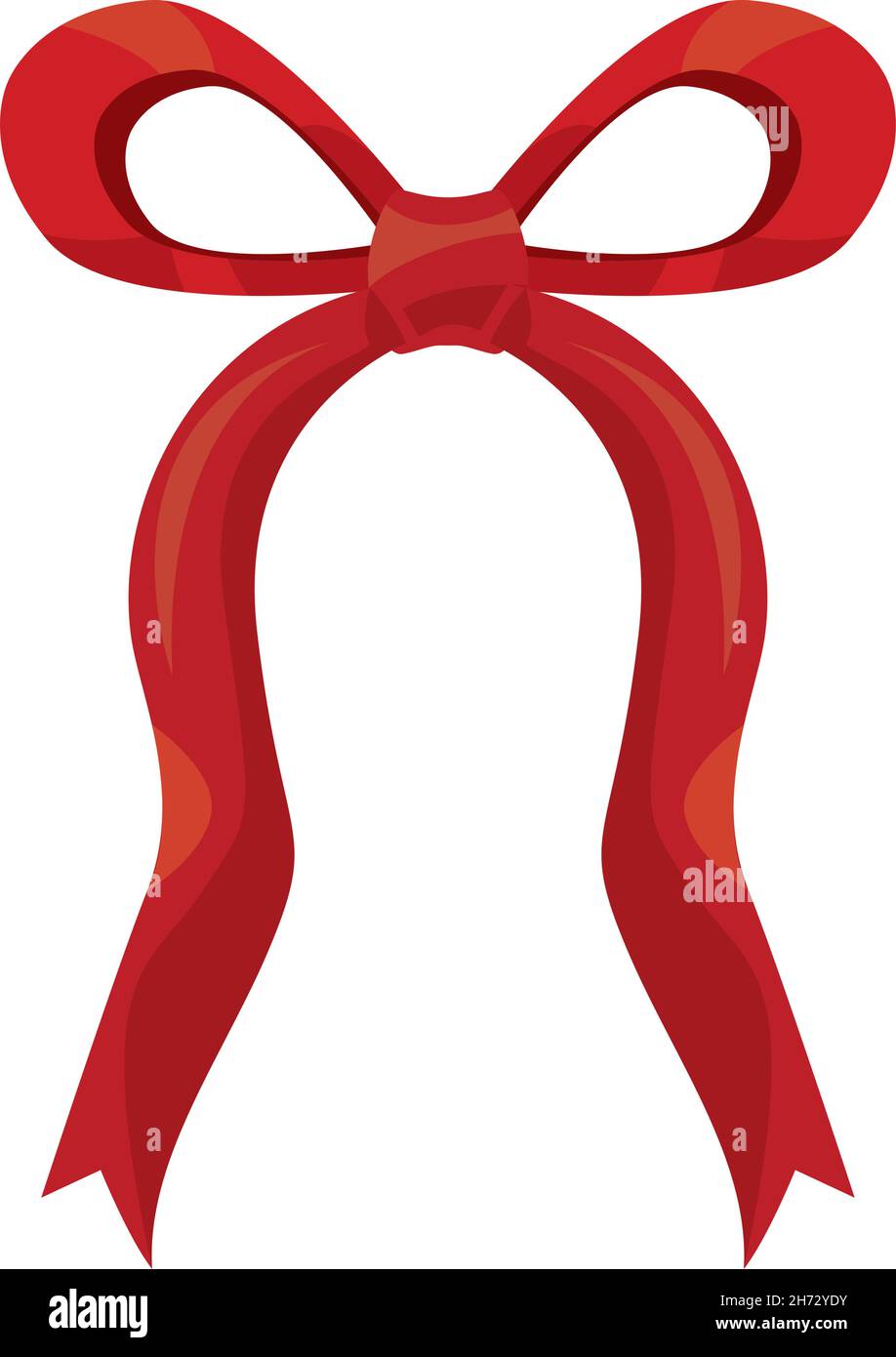 red ribbon traditional bow Stock Vector Image & Art - Alamy