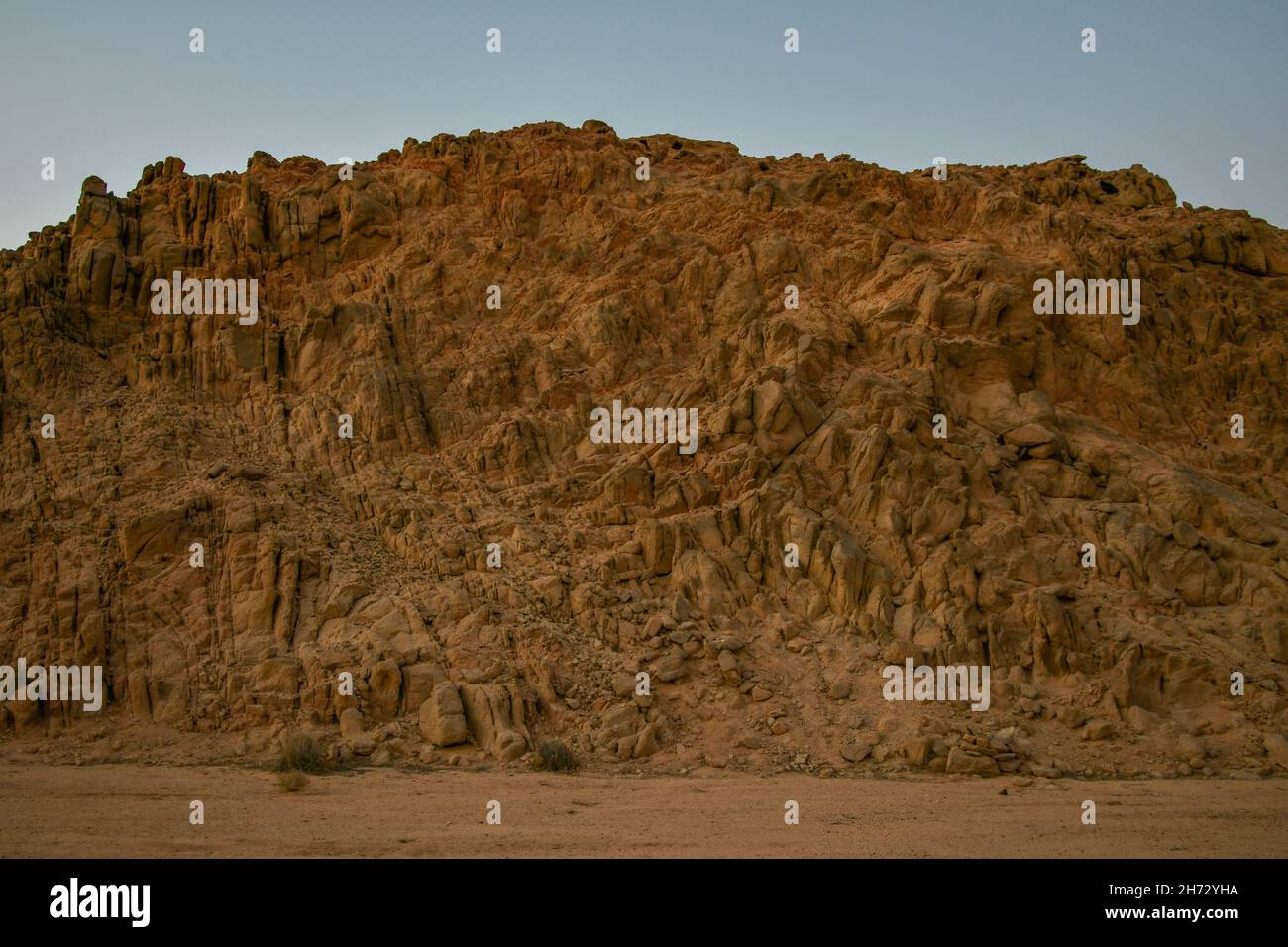 orange desert without people and animals. Nothing Stock Photo - Alamy