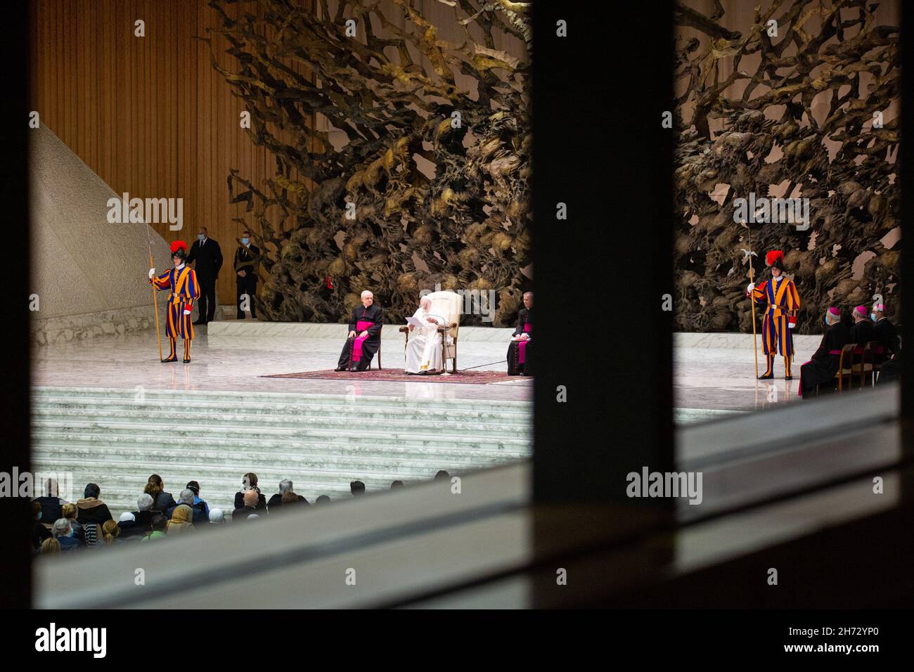 Vatican City, Vatican. 17th Nov, 2021. Pope Francis leads his ...