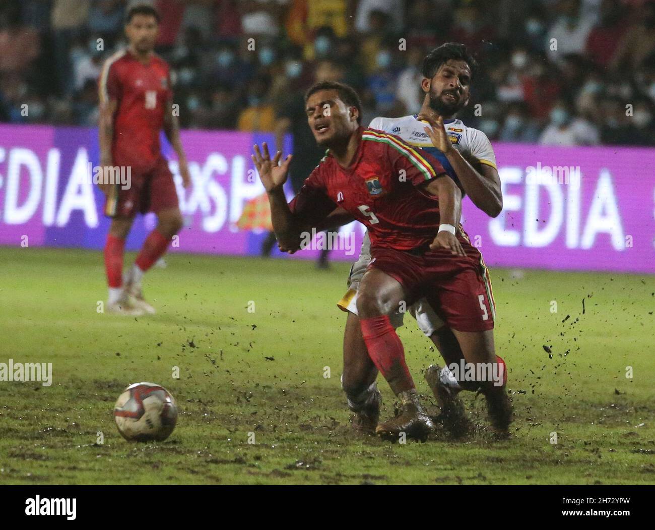 Colombo, Sri Lanka. 19th Nov, 2021. Don maxime fanchette of Seychelles ...