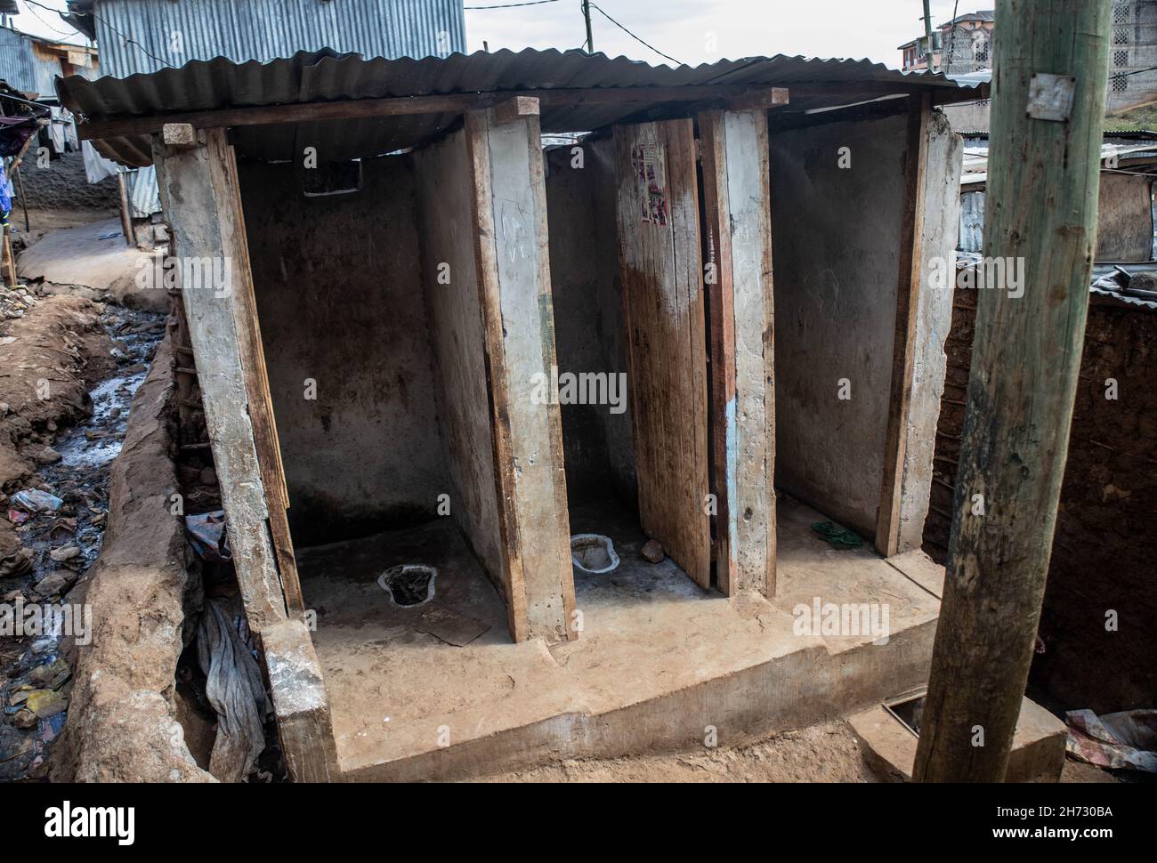 A view of an abandoned toilet in Kibera Slums.World Toilet Day is an ...