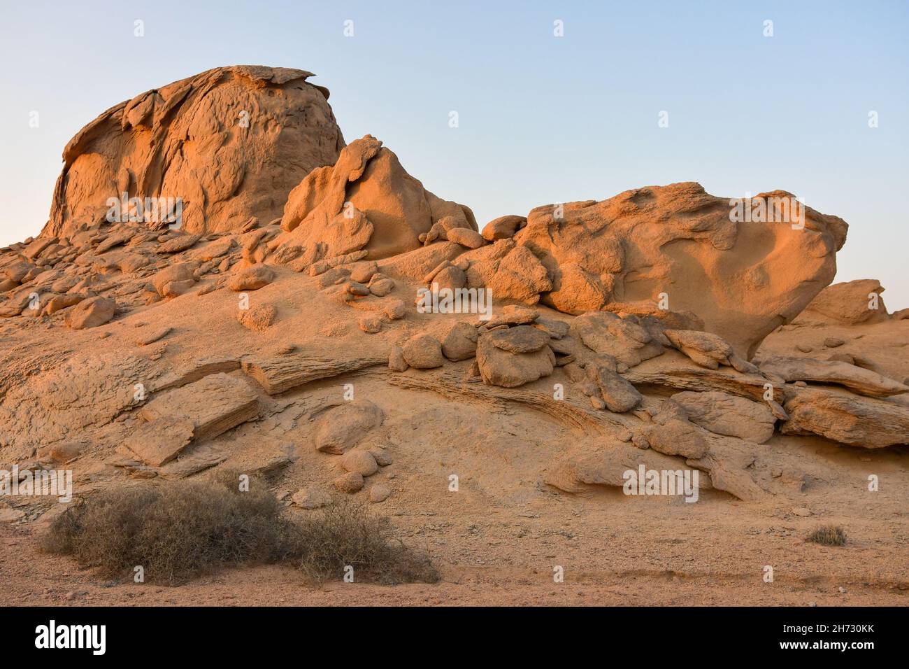 orange desert without people and animals. Nothing Stock Photo - Alamy