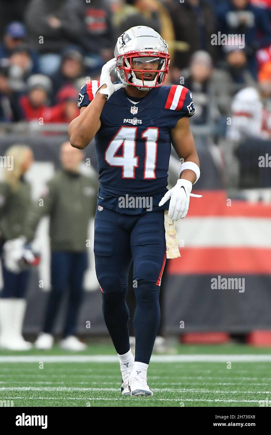 Foxborough, Massachusetts, USA. 14th Nov, 2021. New England Patriots ...