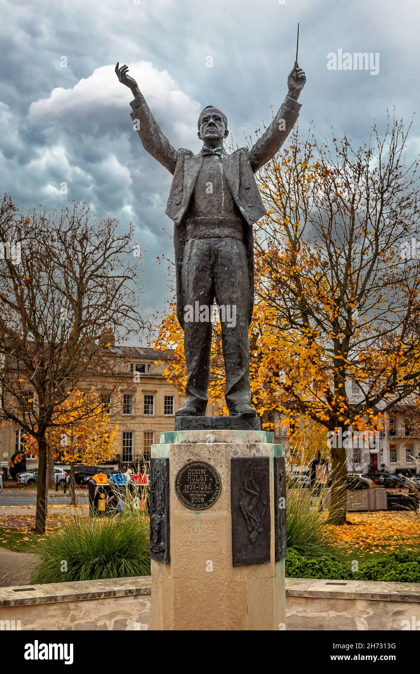 Statue of Gustav Holst, composer of The Planets, in Cheltenham ...