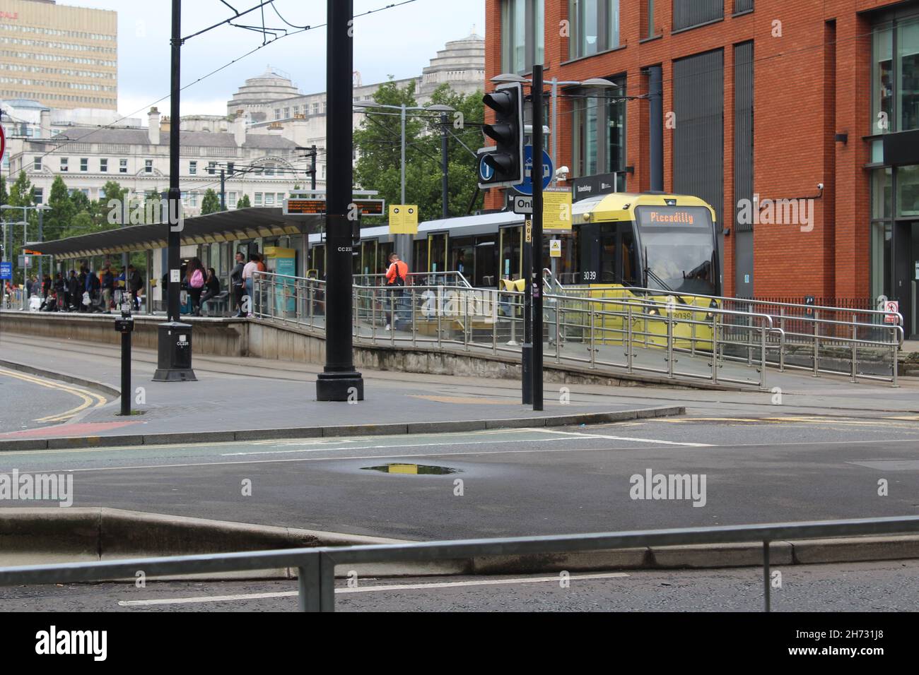 Manchester metrolink tram hi-res stock photography and images - Alamy
