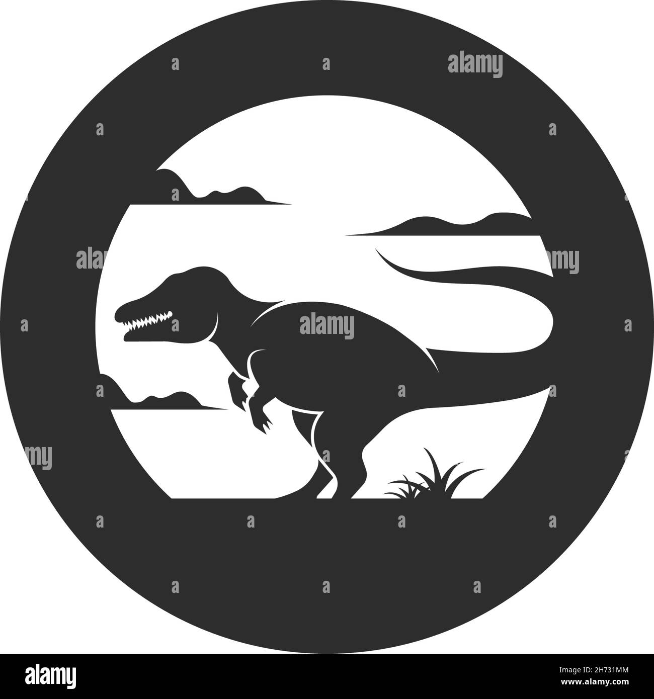 dinosaur icon vector illustration design template Stock Vector Image ...