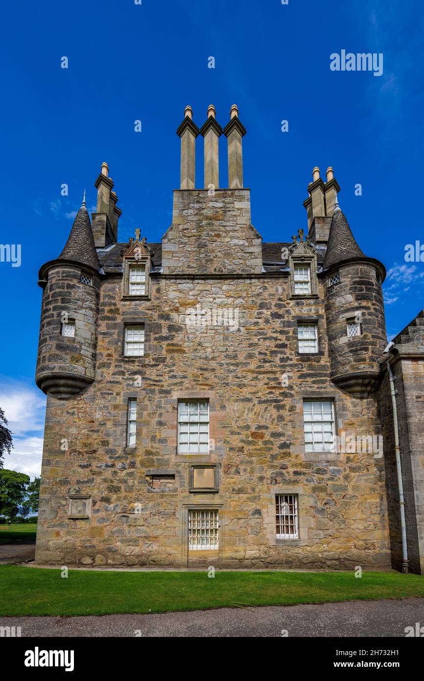 Lauriston Castle in early spring in Cramond, Edinburgh, Scotland, UK ...