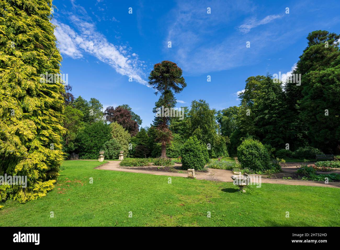Lauriston Castle in early spring in Cramond, Edinburgh, Scotland, UK ...