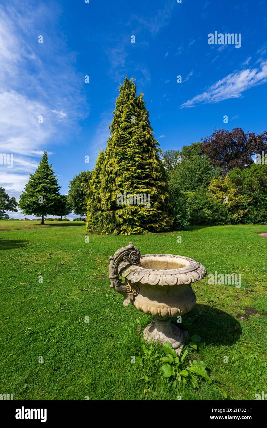 Lauriston Castle in early spring in Cramond, Edinburgh, Scotland, UK ...