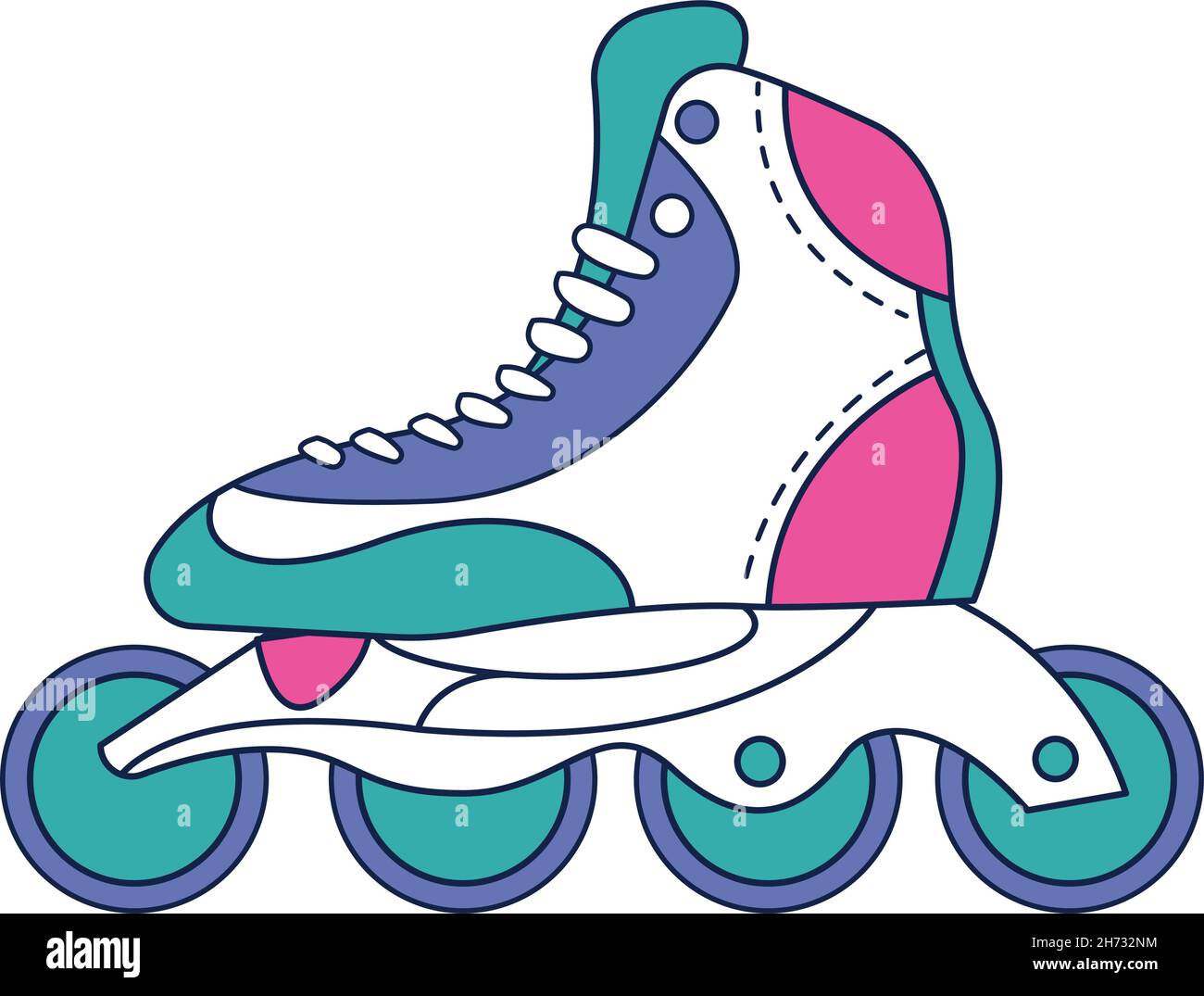 modern skate roller Stock Vector Image & Art - Alamy