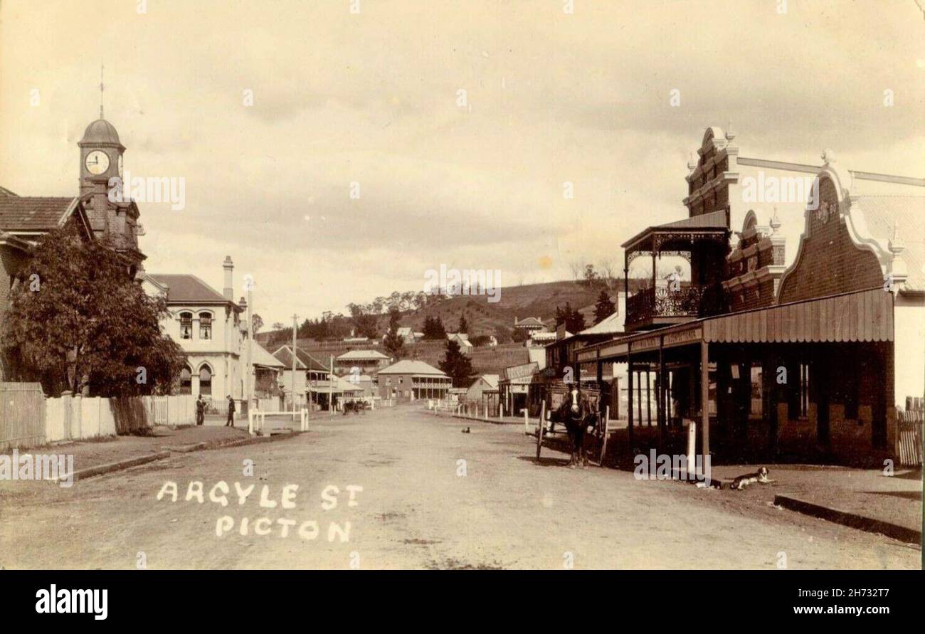 Argyle Street, Picton Stock Photo - Alamy