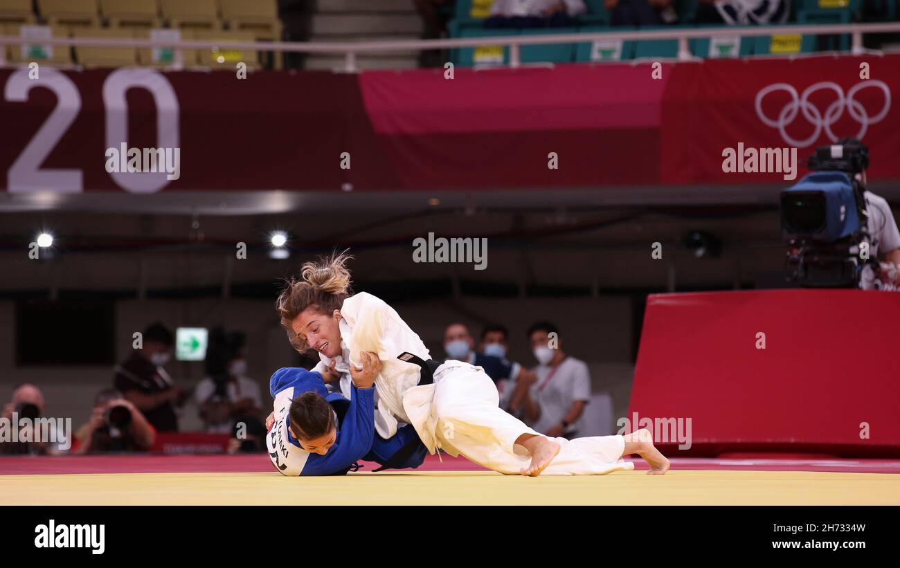JULY 24th, 2021 - TOKYO, JAPAN: XXX in action during the Judo Women -48 ...