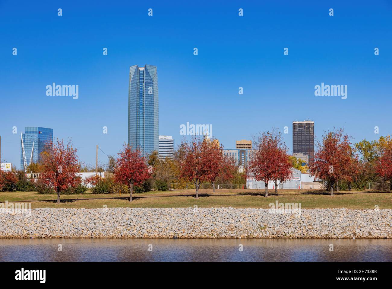 Oklahoma city skyline autumn hi-res stock photography and images - Alamy
