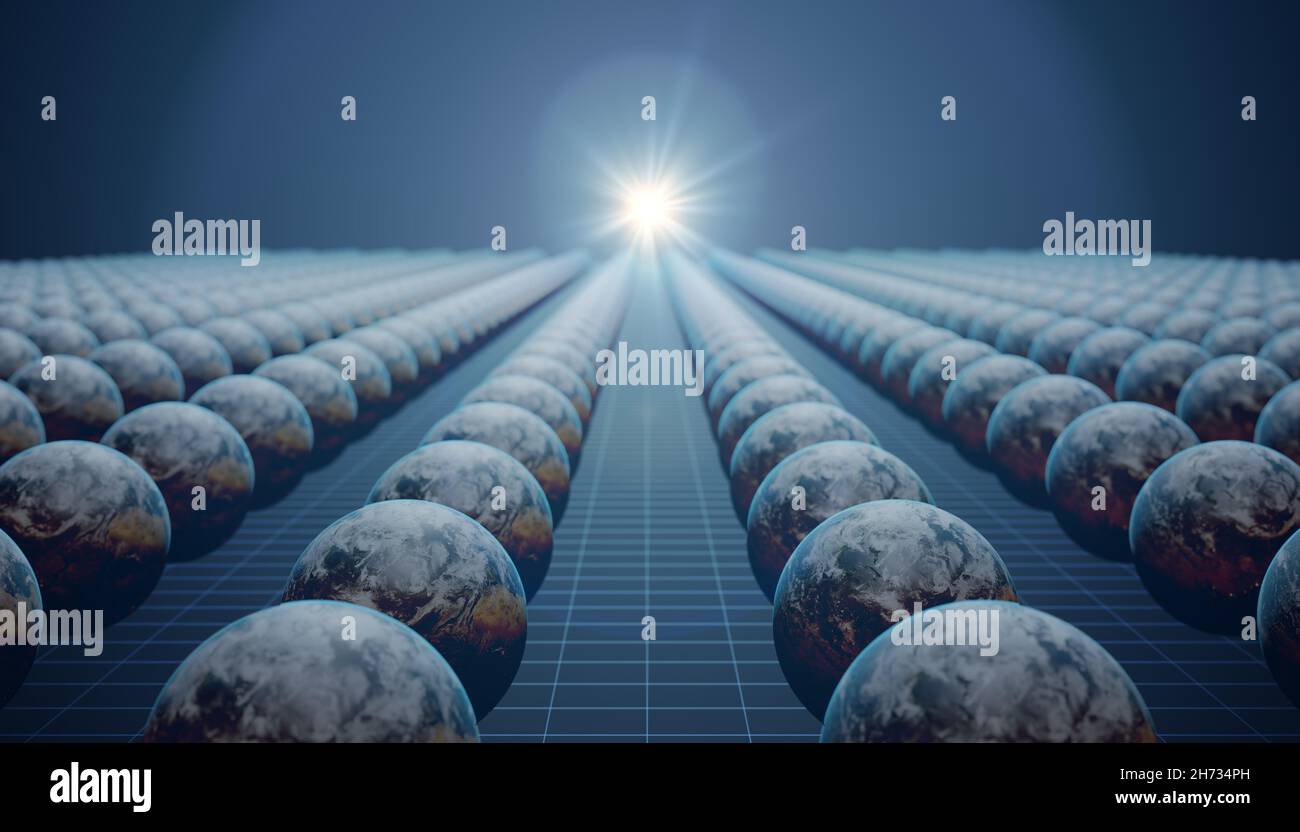 Parallel Universes In Many Worlds Interpretation Of Quantum Physics