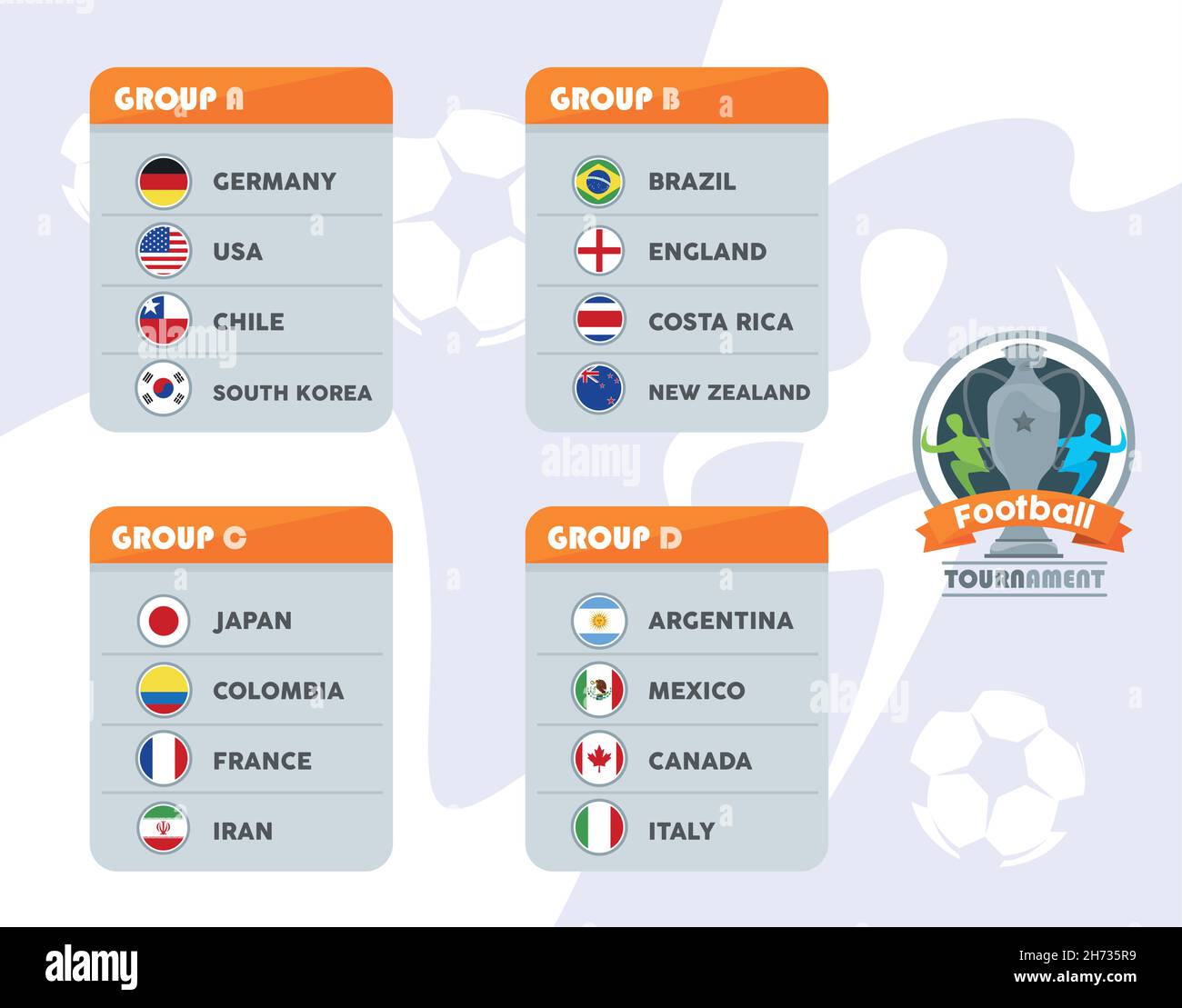 Four groups Stock Vector Images - Alamy