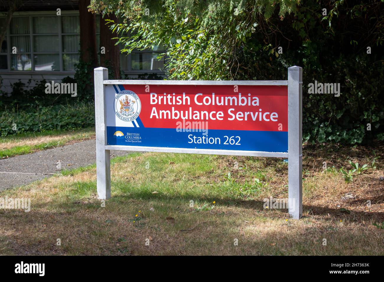 Vancouver, Canada - September 3,2021: View of sign British Columbia ...
