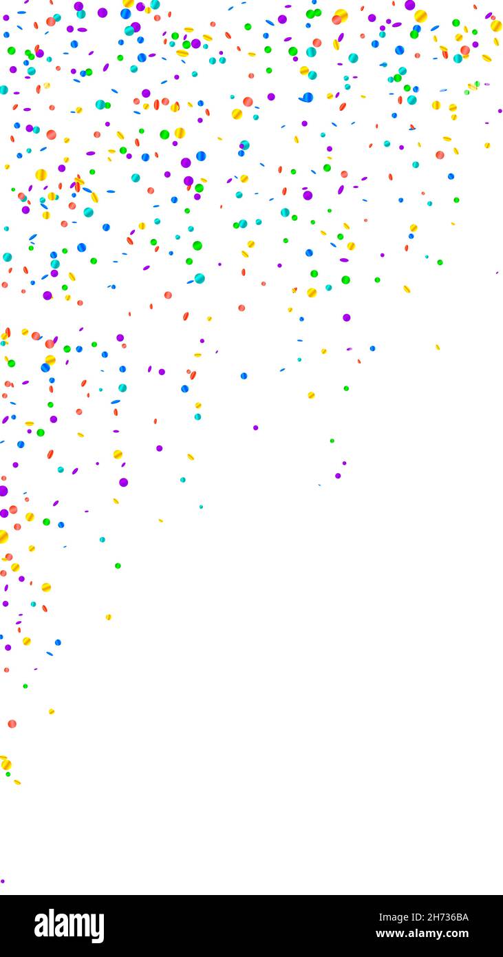 Festive fancy confetti. Celebration stars. Bright confetti on white ...