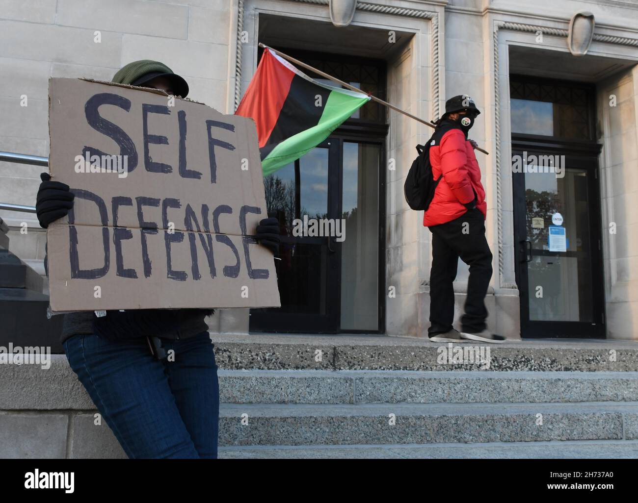 Kenosha, Wisconsin, USA. 2nd Nov, 2021. Rittenhouse Trial DAY 1: SELF ...