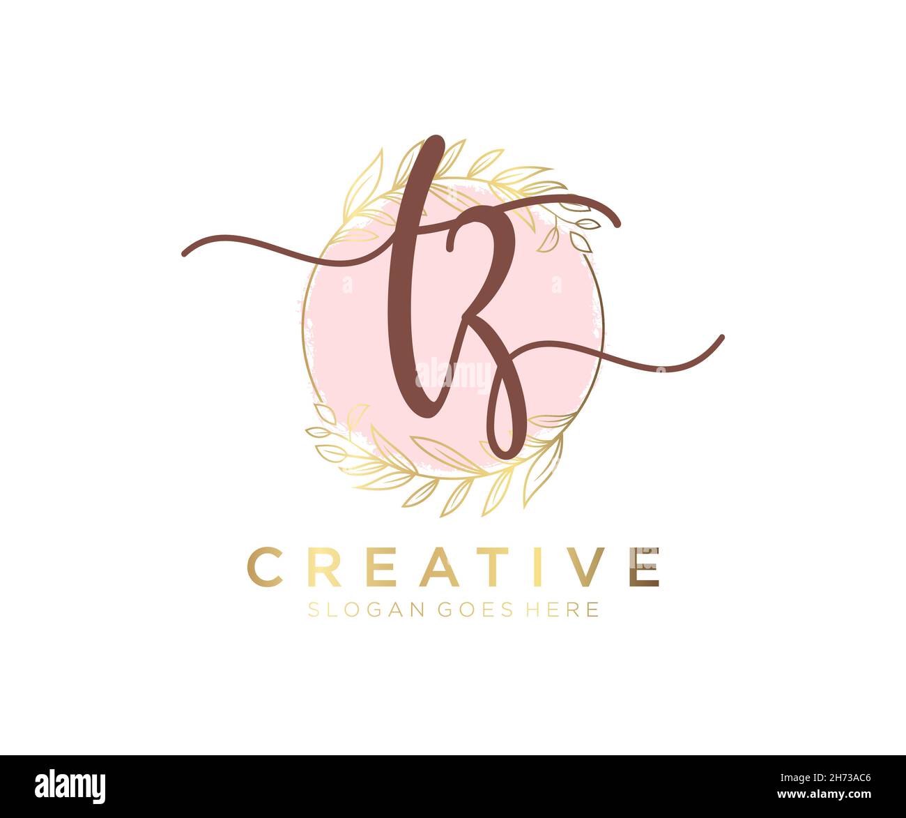 TZ feminine logo. Usable for Nature, Salon, Spa, Cosmetic and Beauty ...