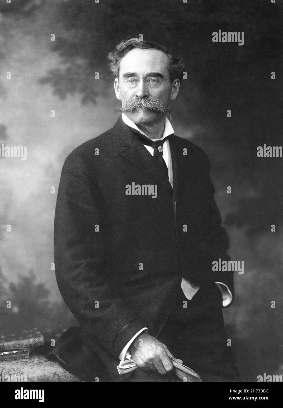 A portrait of the American polar explorer Robert Peary Stock Photo - Alamy