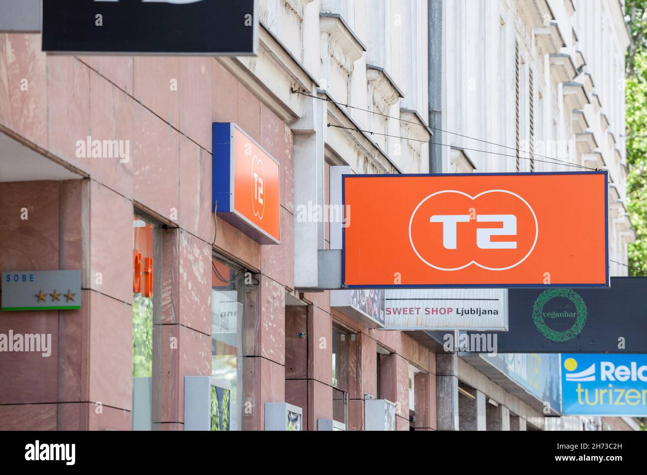 Telekom slovenije sign hi-res stock photography and images - Alamy