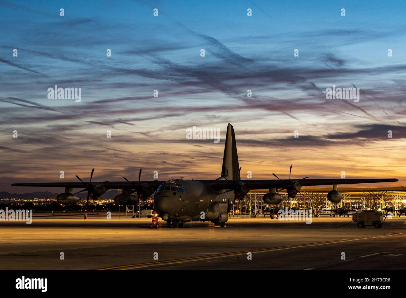 An HC-130J Combat King II assigned to the 130th Rescue Squadron ...