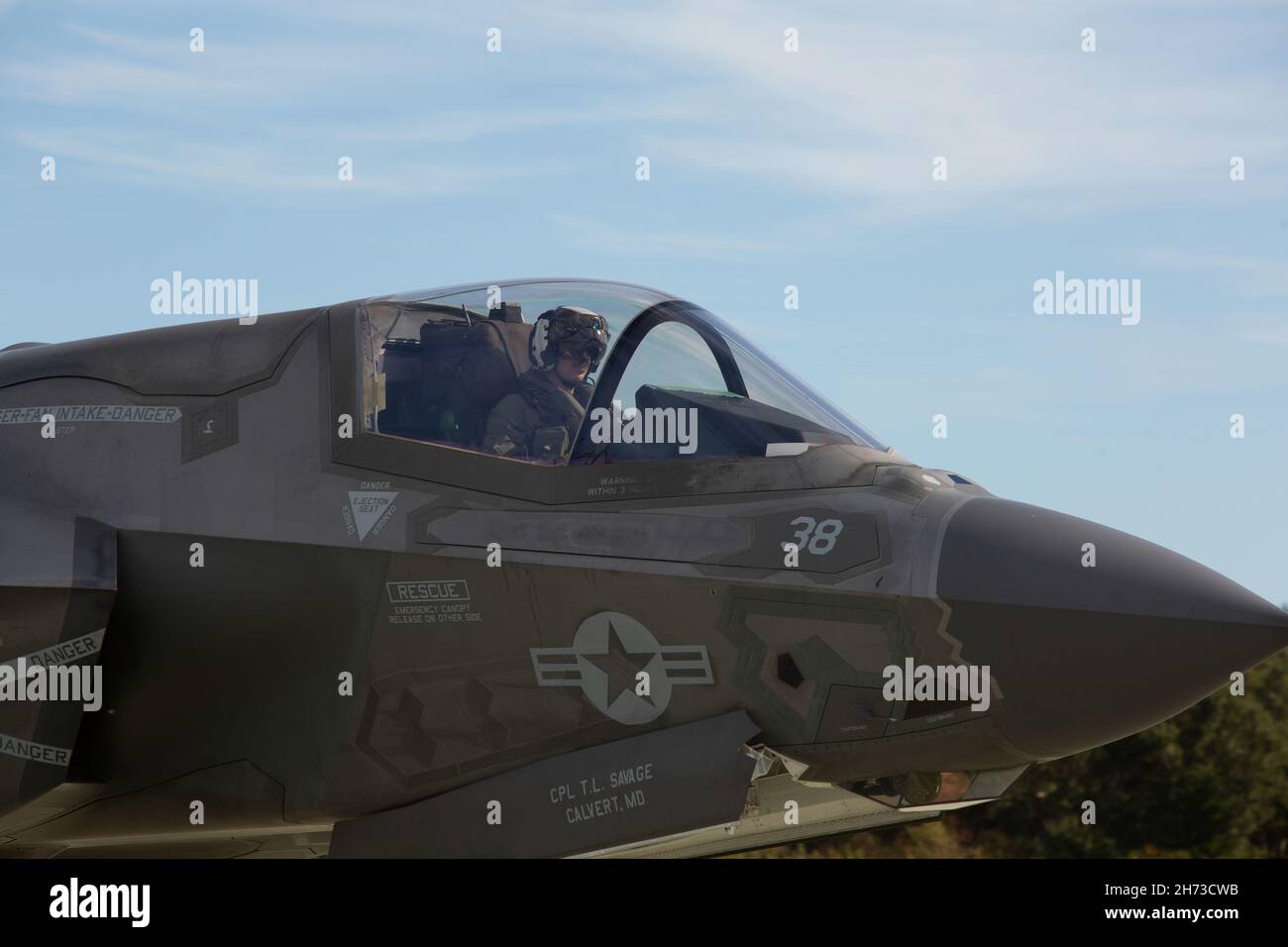 U.S. Marine Corps pilot Maj. Robert Reddy with Marine Fighter Attack ...