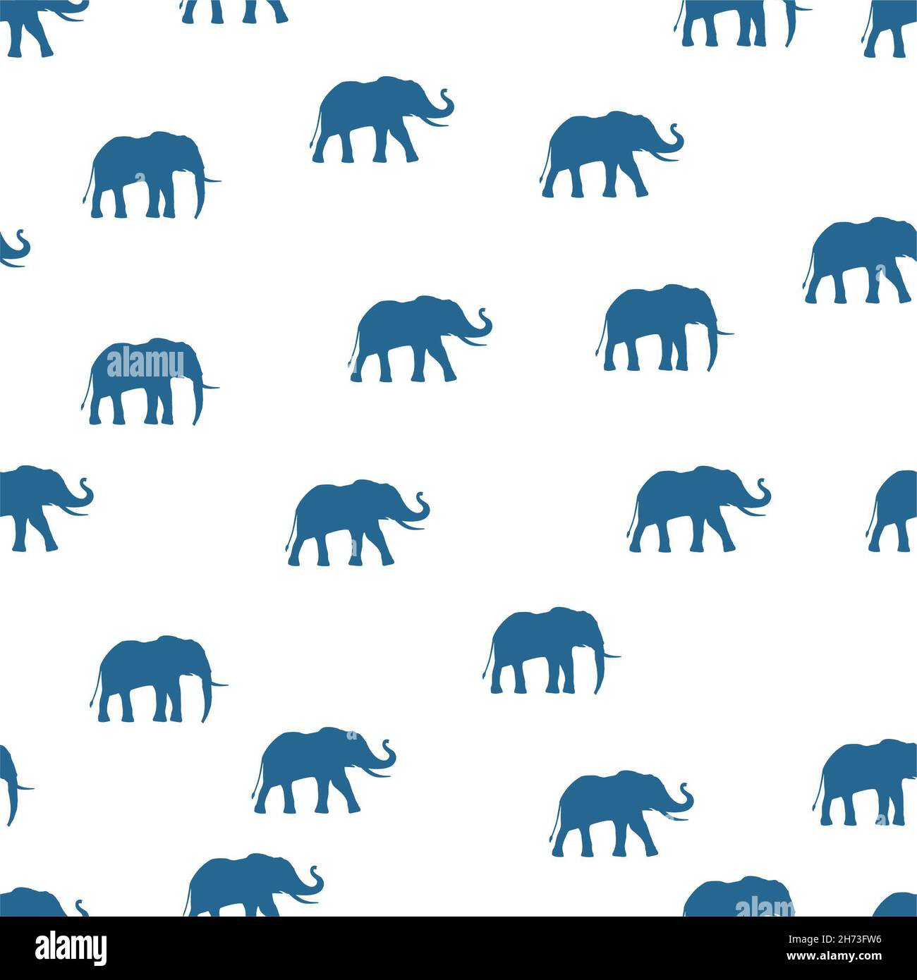 Indian Elephant Wallpaper Pattern
