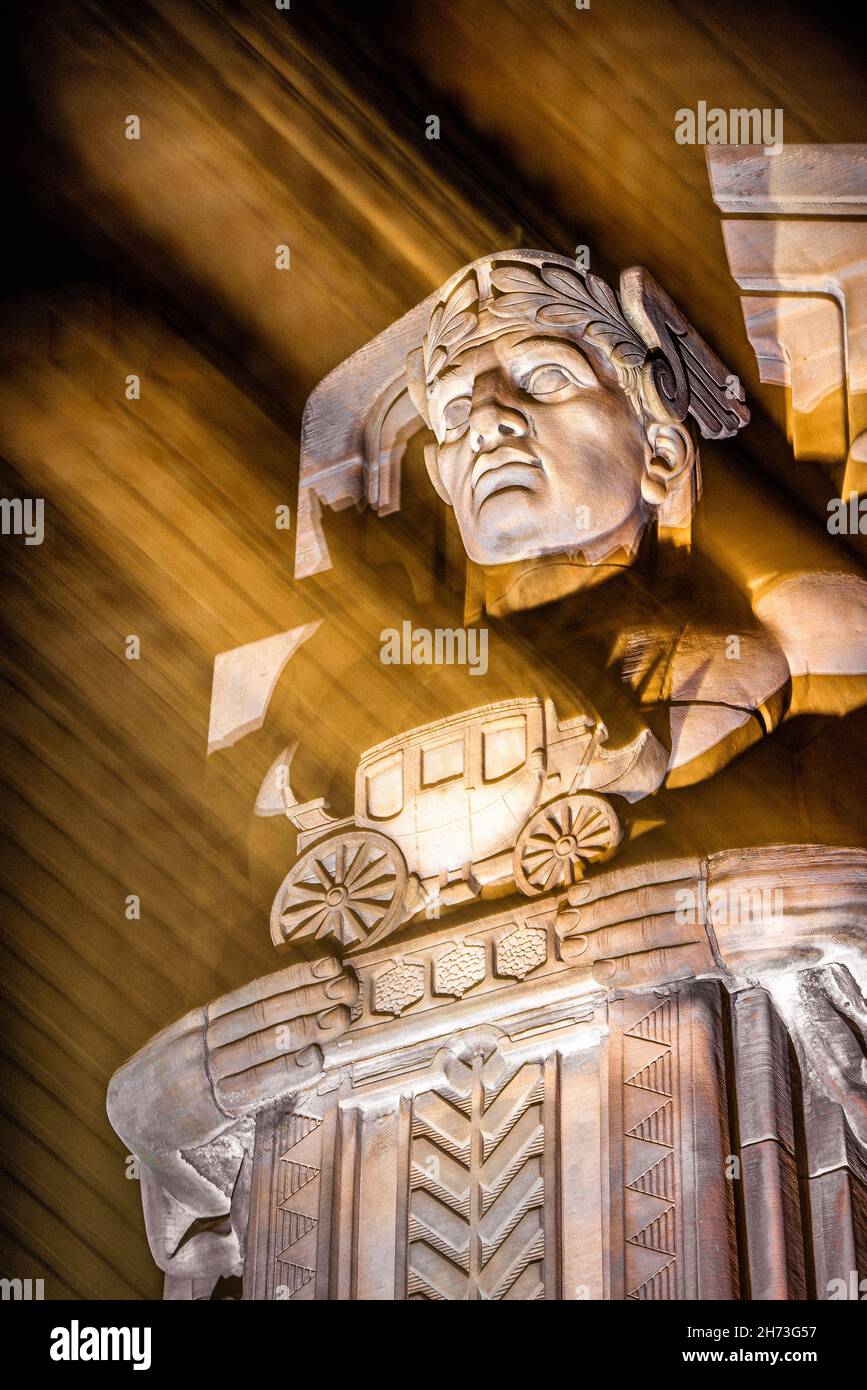 Guardian of traffic statue hi-res stock photography and images - Alamy