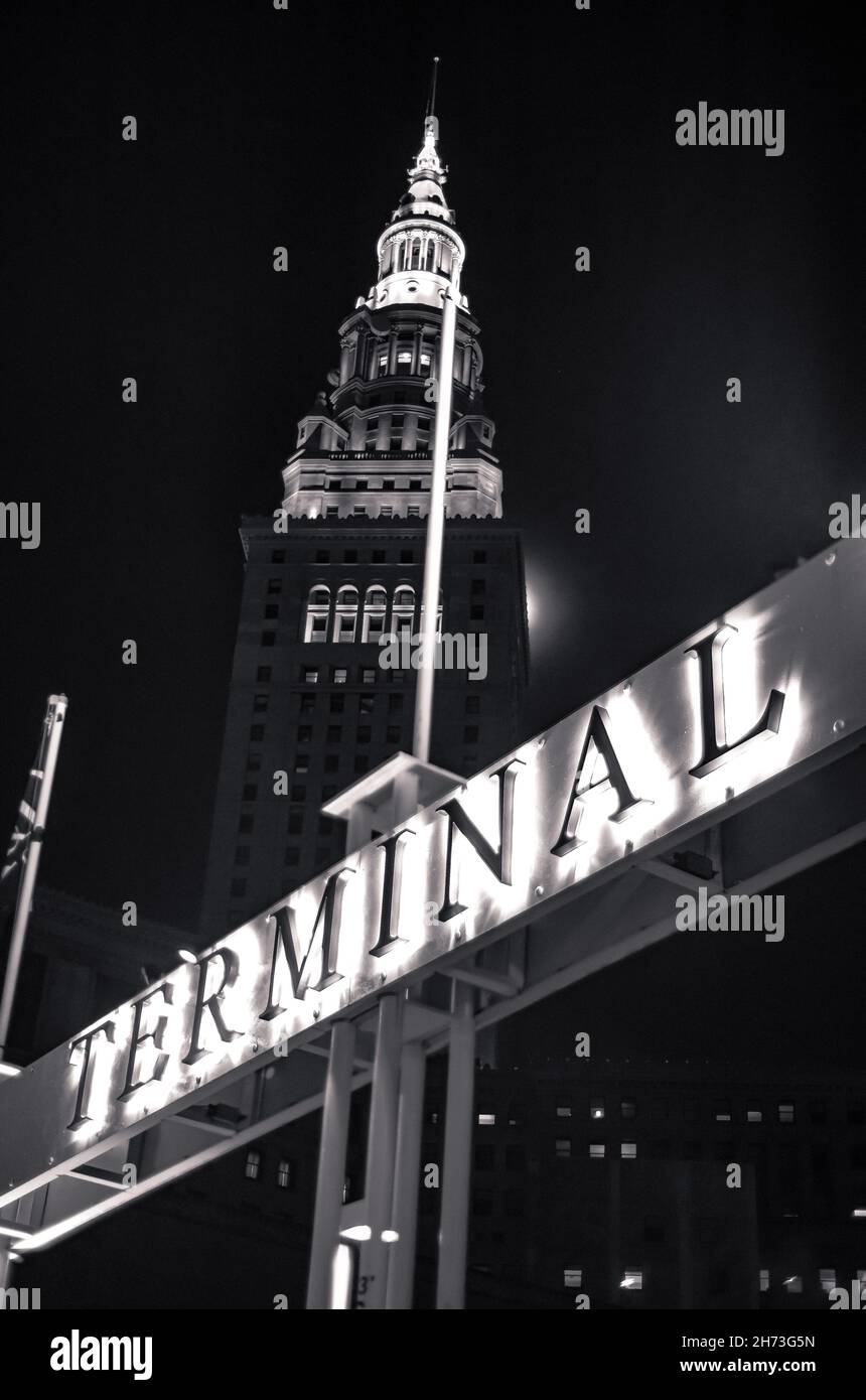 Terminal Tower in Cleveland Ohio Stock Photo - Alamy