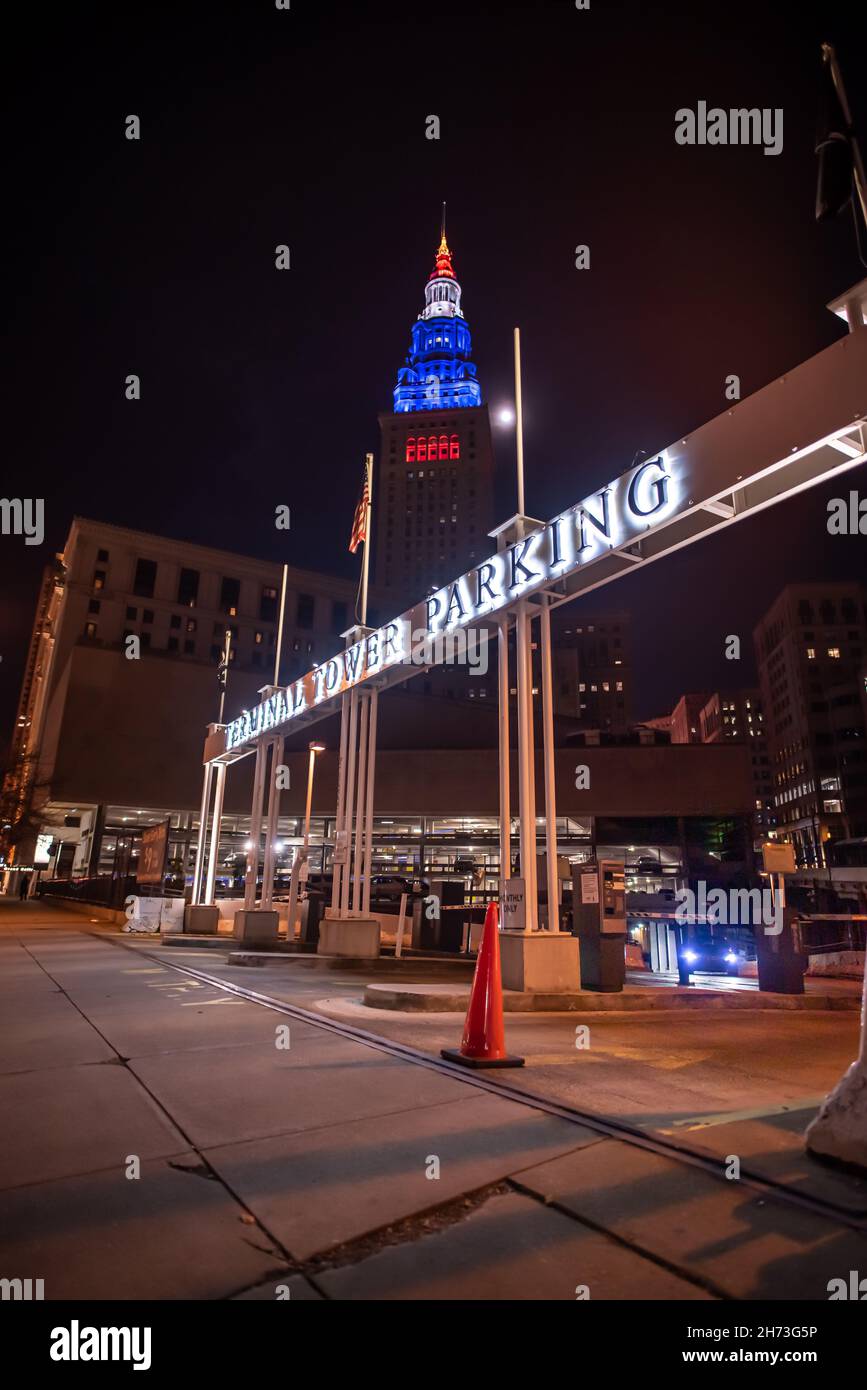 Terminal Tower in Cleveland Ohio Stock Photo - Alamy