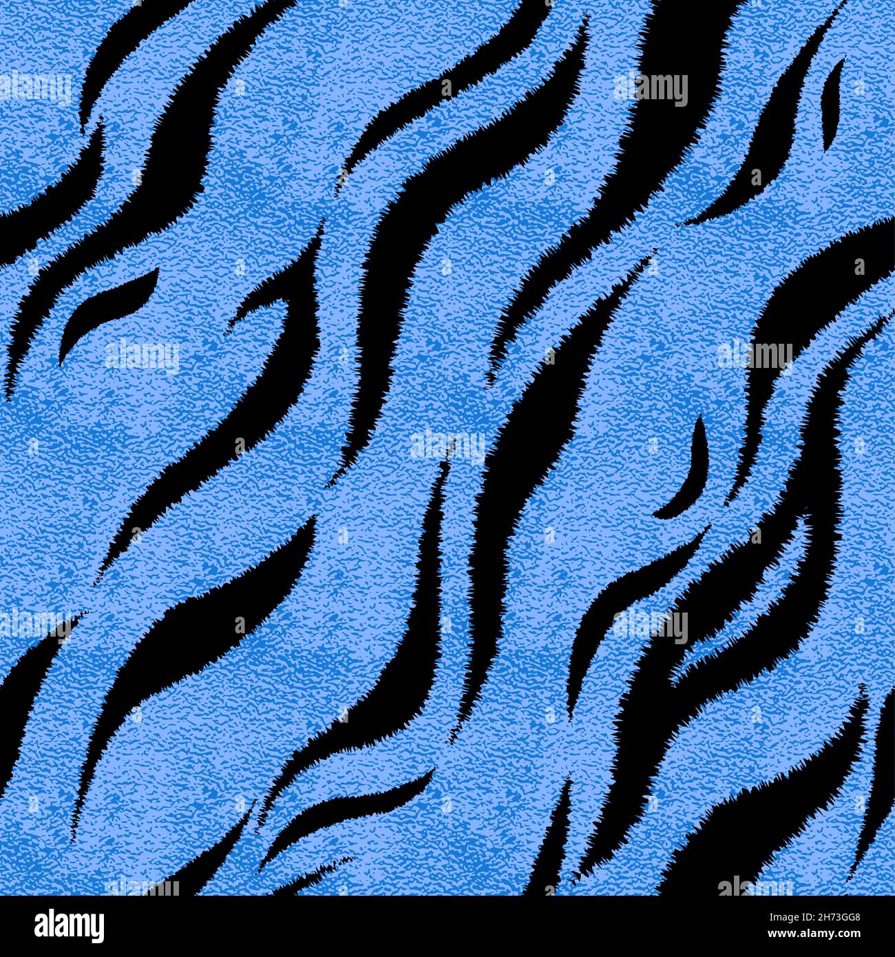 Seamless blue tiger skin pattern. Metallic tiger skin print Stock ...
