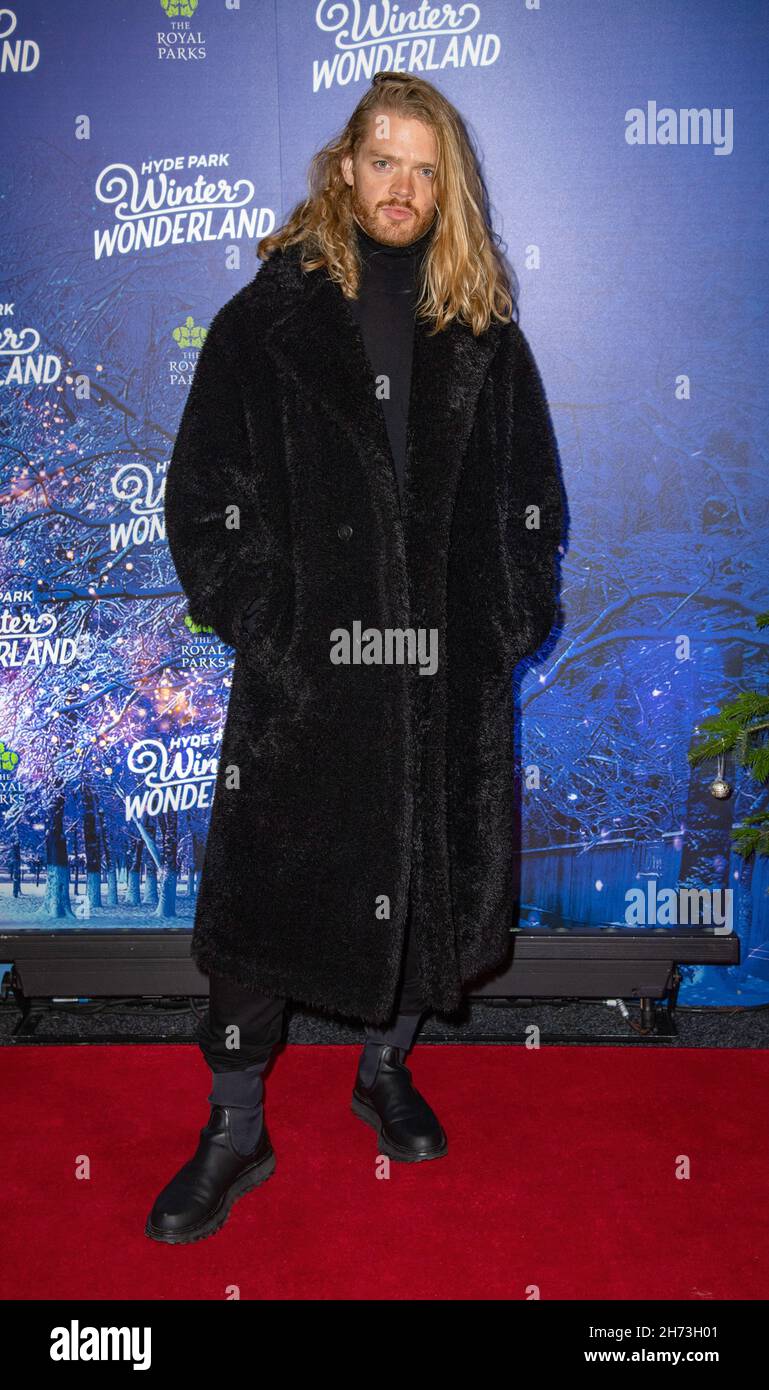 London, UK. 18th Nov, 2021. Fredrik Ferrier attends the VIP Preview ...