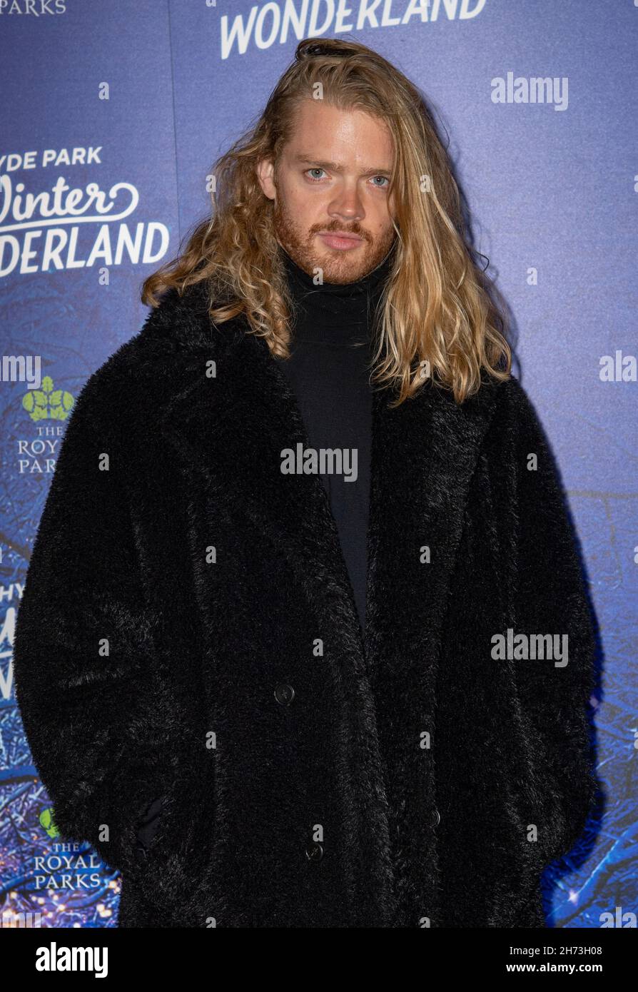 London, UK. 18th Nov, 2021. Fredrik Ferrier attends the VIP Preview ...