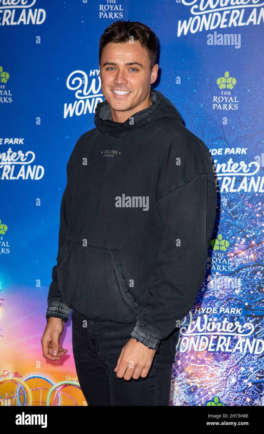 Brad McClelland attends the VIP Preview evening of Hyde Park Winter ...