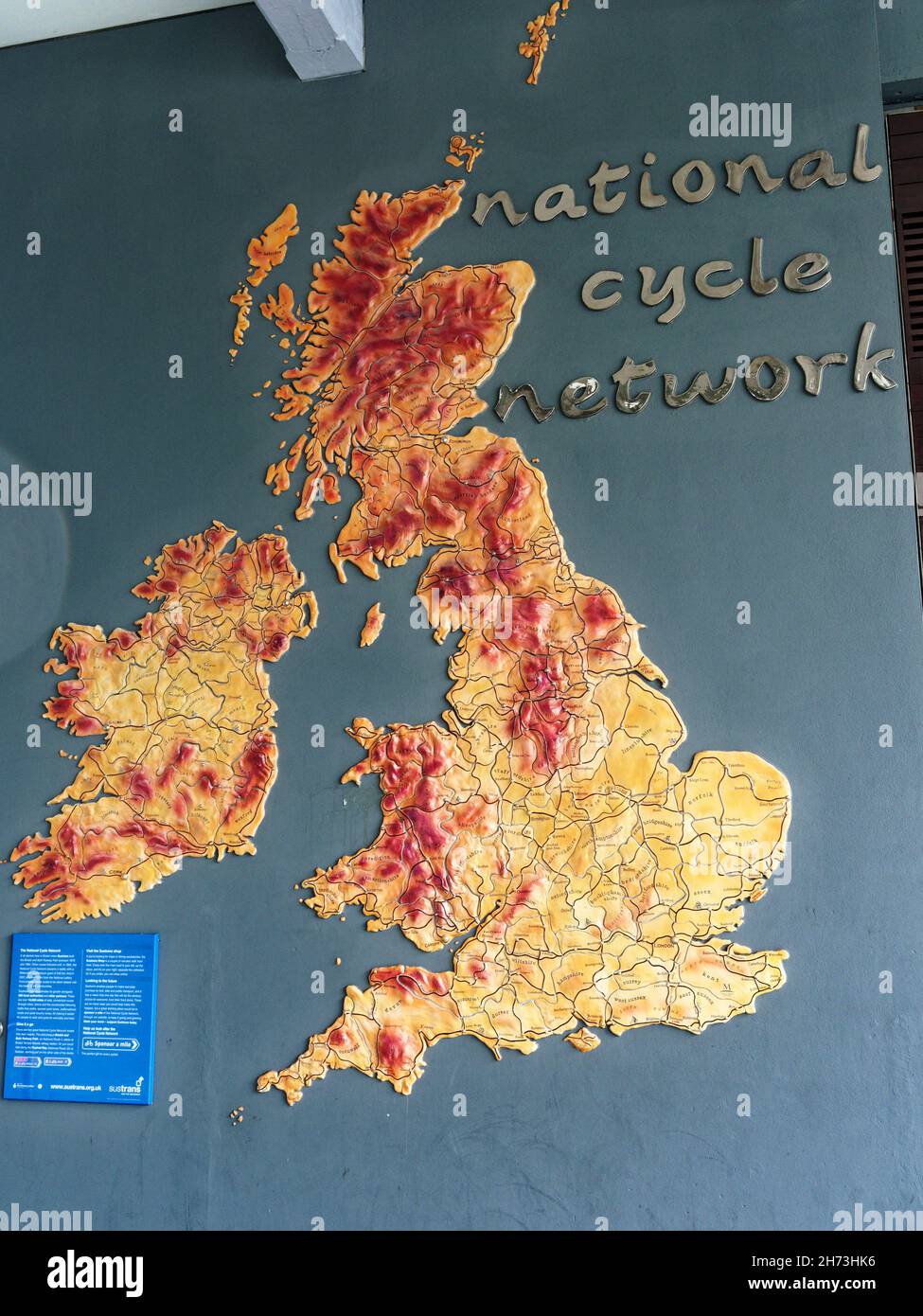 National Cycle Network Map, Bristol, England, UK, GB Stock Photo - Alamy