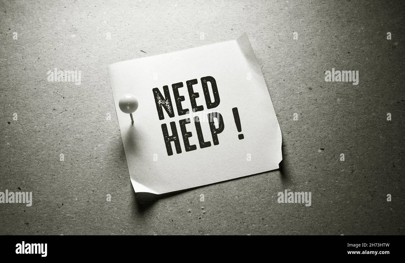 Close up of Help Word , Business Concept Idea Stock Photo - Alamy