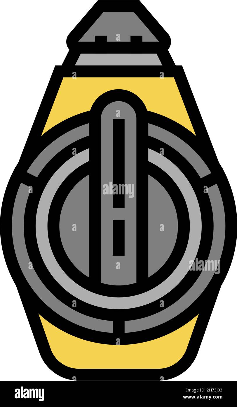 chalk line reel color icon vector illustration Stock Vector Image & Art ...