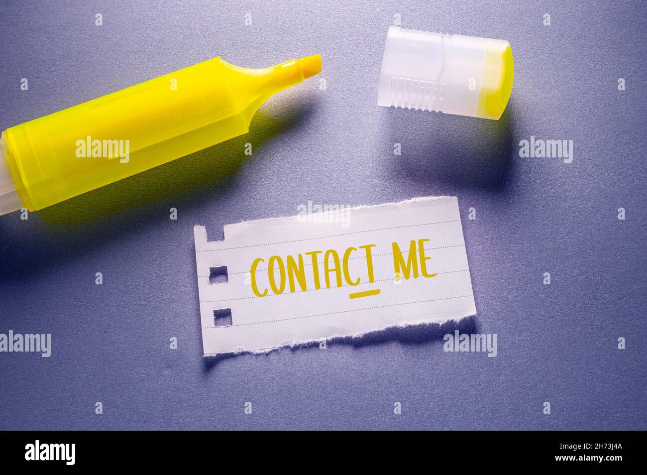 Words with contact us Business Concept idea Stock Photo - Alamy