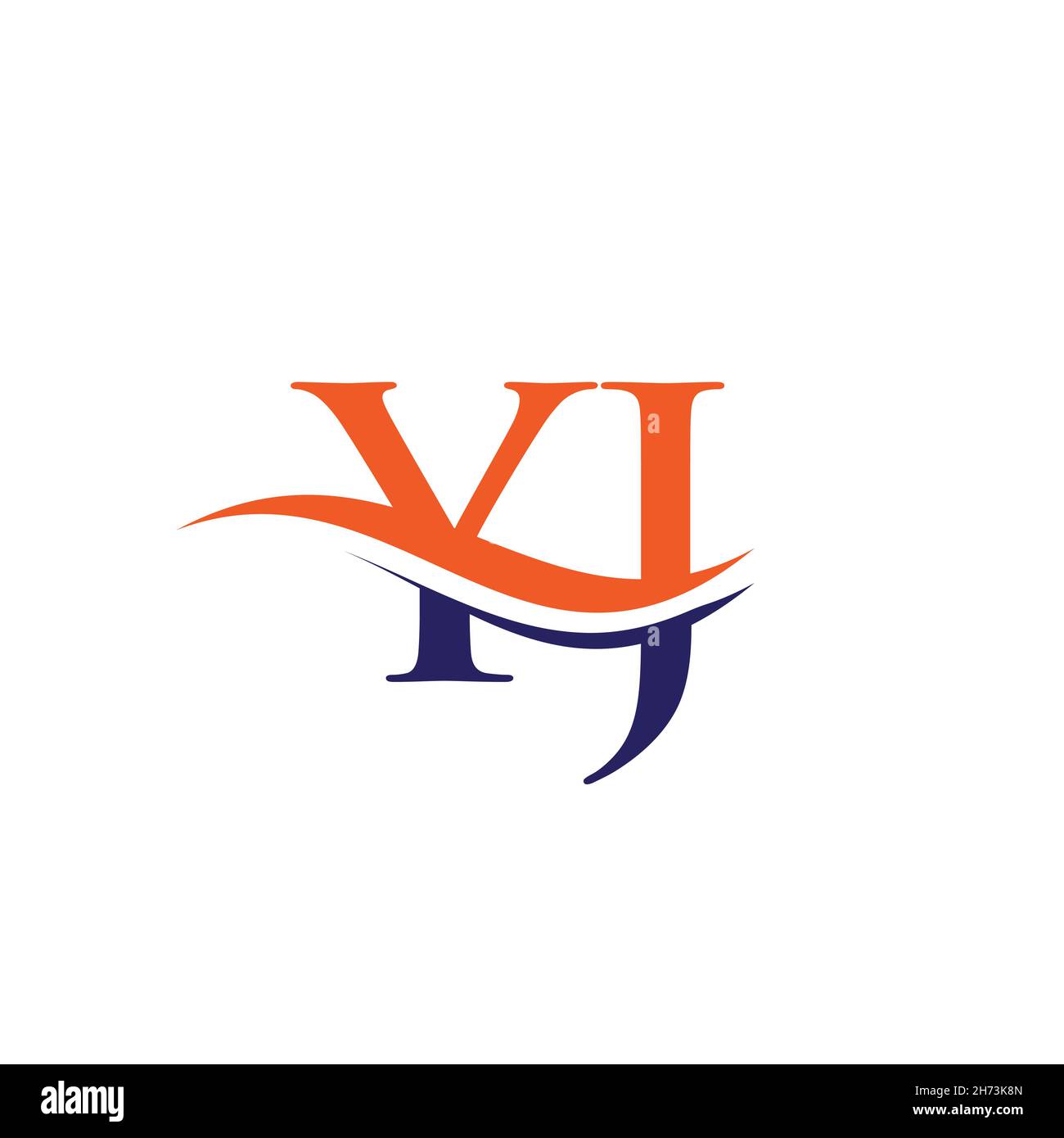 Modern YJ Logo Design for business and company identity. Creative YJ ...