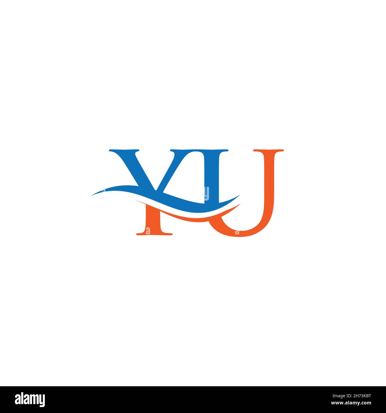 YU Letter Linked Logo for business and company identity. Initial Letter ...