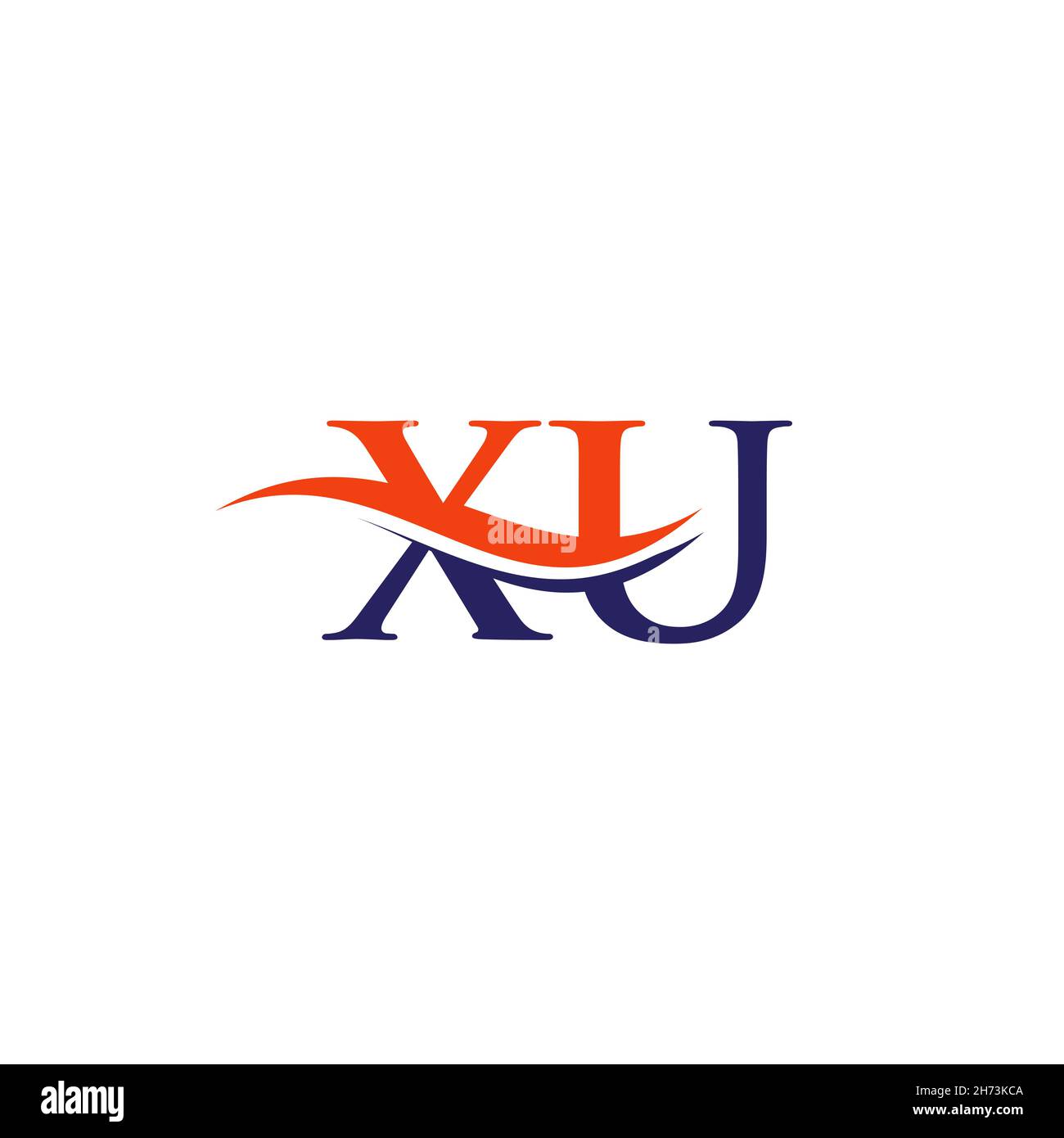 Creative XU letter with luxury concept. Modern XU Logo Design for ...