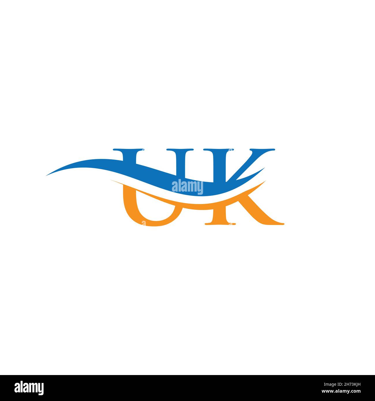 UK letter logo. Initial UK letter business logo design vector template ...