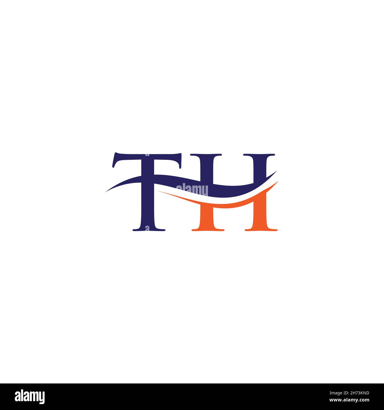 Creative TH letter with luxury concept. Modern TH Logo Design for ...