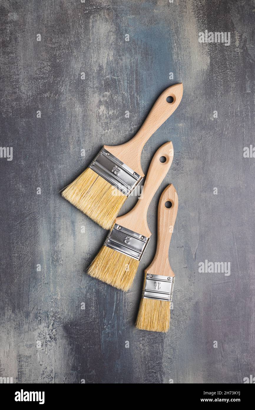 Clean painter brushes hi-res stock photography and images - Alamy