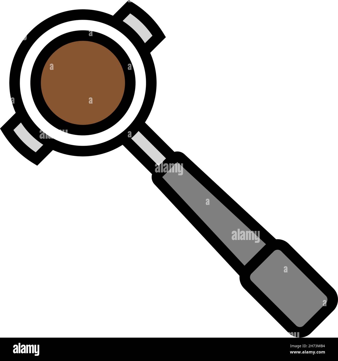 portafilter coffee tool color icon vector illustration Stock Vector ...
