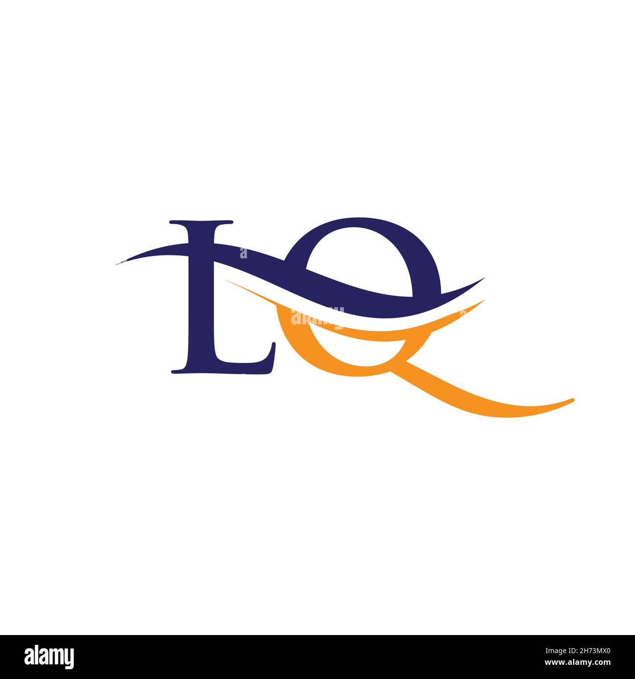 LQ Linked Logo for business and company identity. Creative Letter LQ ...
