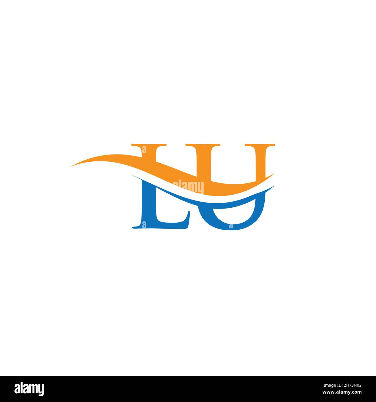 Creative LU letter with luxury concept. Modern LU Logo Design for ...