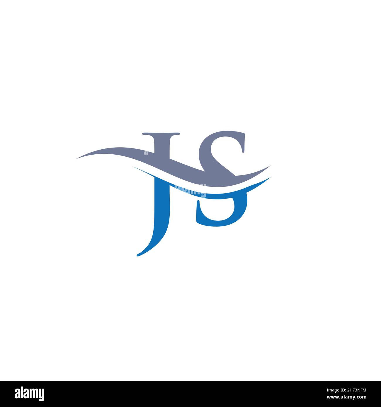 Letter js logo hi-res stock photography and images - Alamy