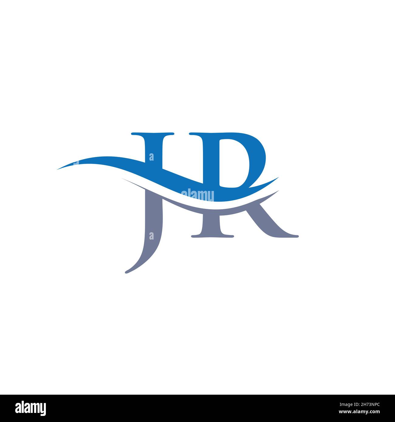 JR Linked Logo for business and company identity. Creative Letter JR ...